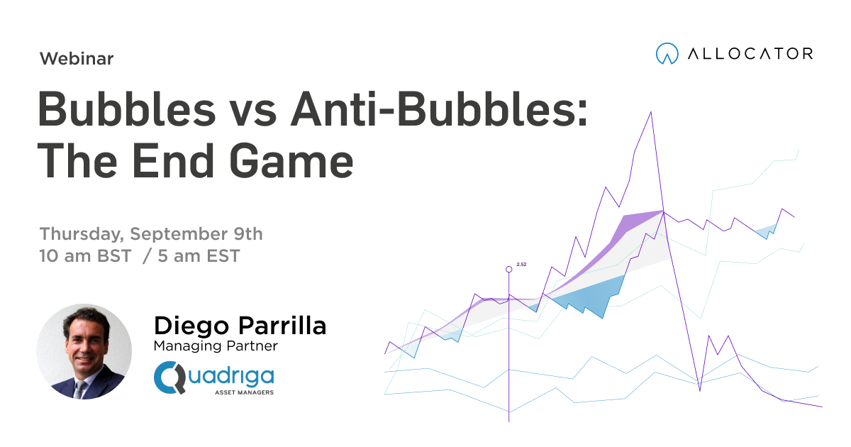 Quadriga: Bubbles vs Anti-Bubbles - The End Game